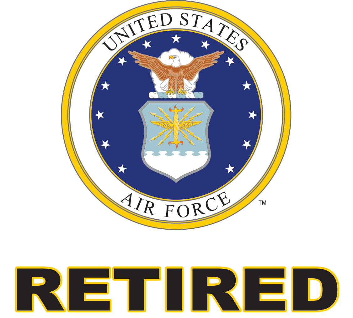 Mitchell Proffitt - Mylar Decal - Air Force RETIRED